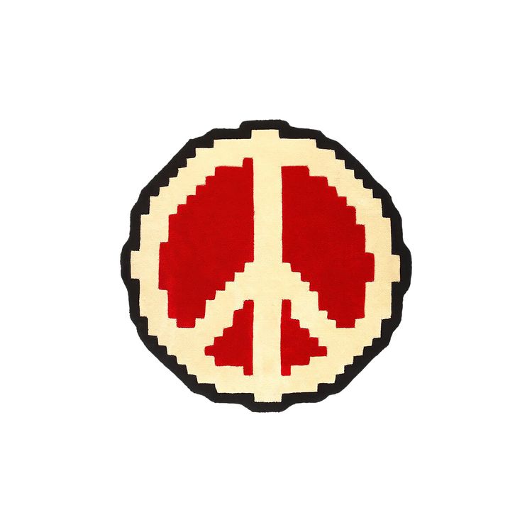Buy Market Pixel Peace Sign Rug 'Multicolor' - 360000825 MULT | GOAT