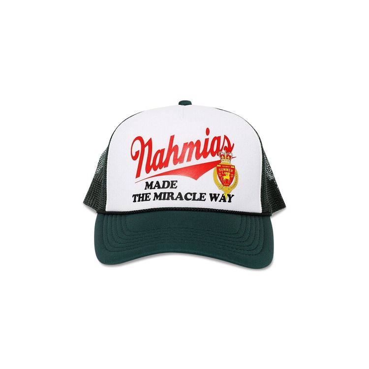Buy Nahmias Miracle Academy Foam Trucker Hat 'Green' - AW22 4 1011 F001 ...