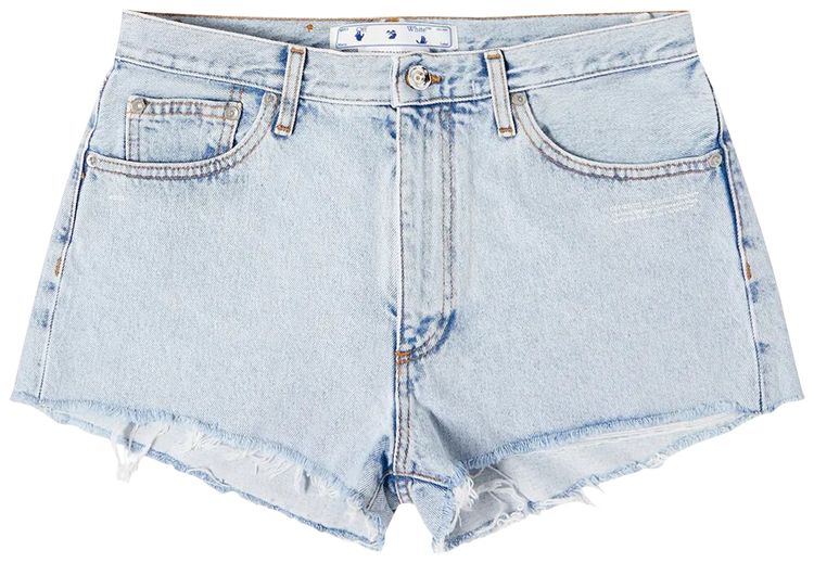 Buy Off-White Corporate Shorts 'Light Blue/White ...