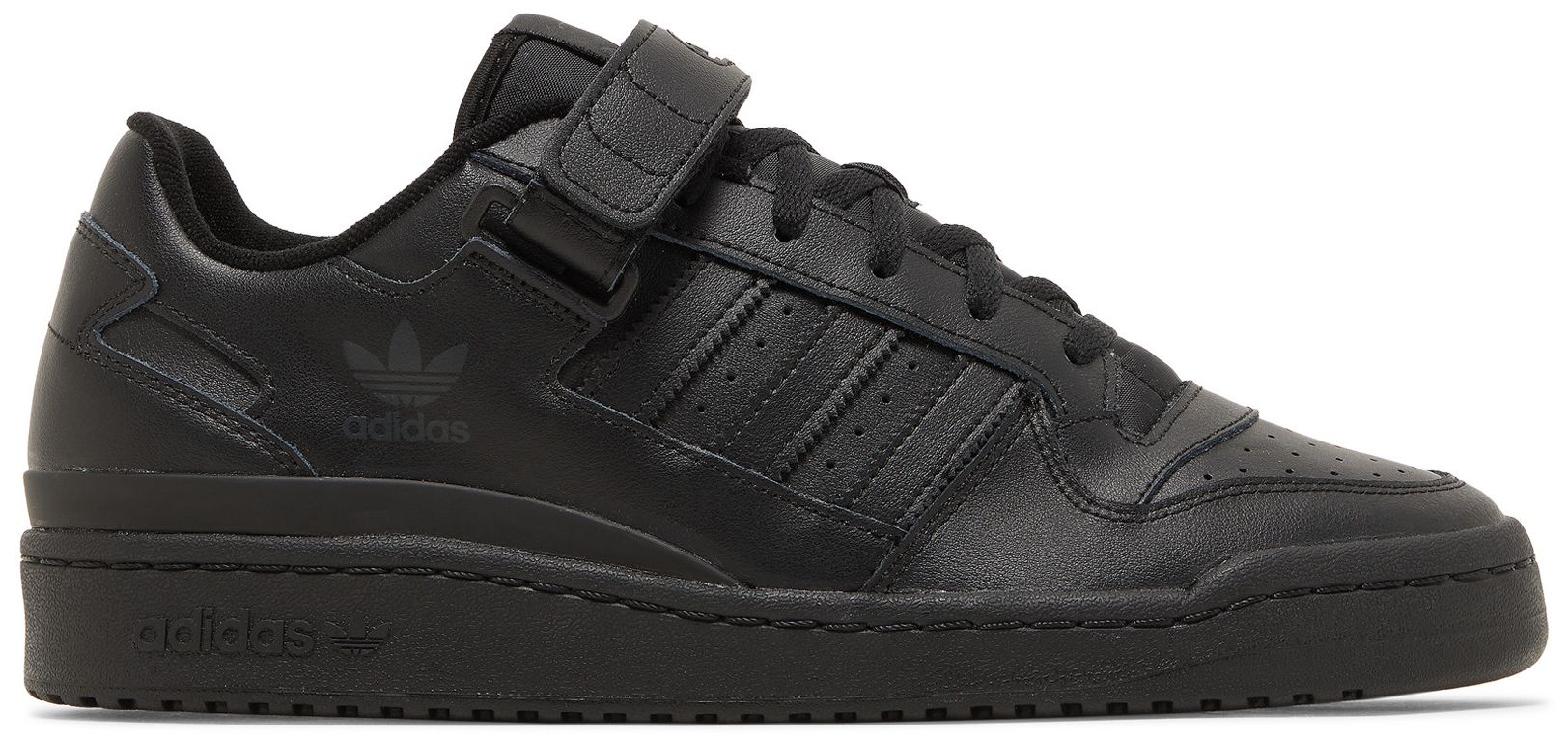 Buy Adidas Forum Low 'Triple Black' - GV9766 | GOAT