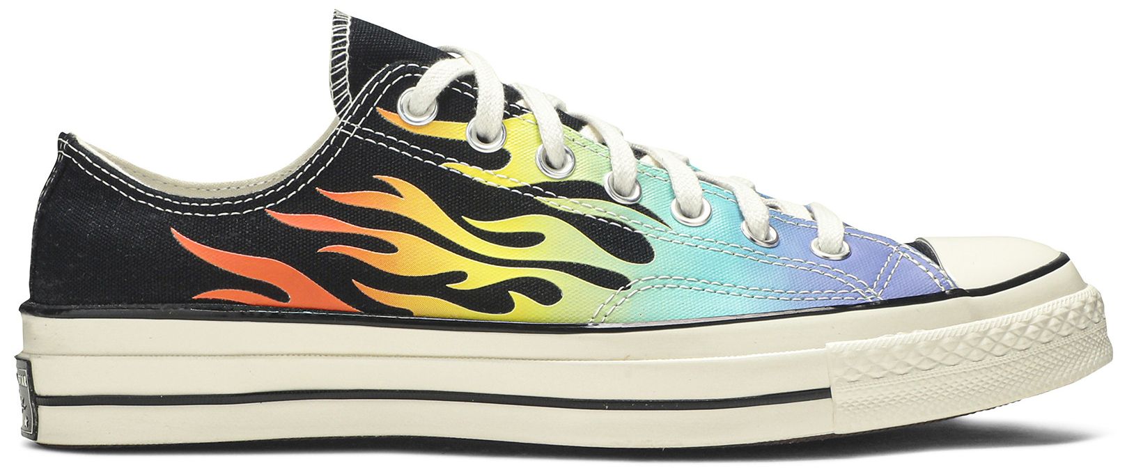 Buy Converse Chuck 70 Low 'Archive Print - Flames' - 164407C | GOAT