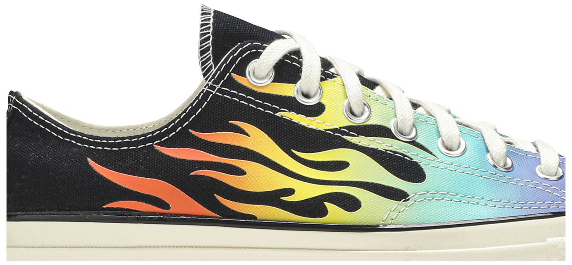 Buy Converse Chuck 70 Low 'Archive Print - Flames' - 164407C | GOAT