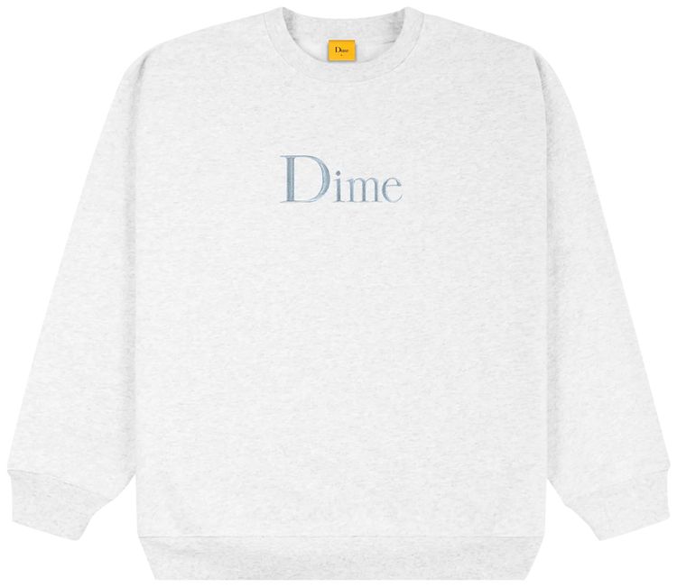 Buy Dime Classic Logo Crewneck 'Ash' - DIMED2F8BASH | GOAT AU