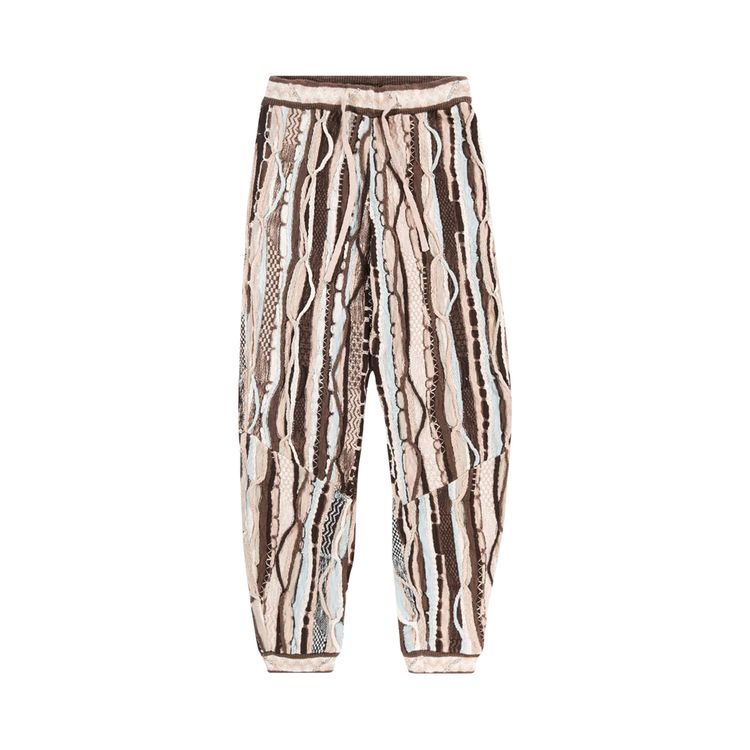 Buy Kapital 7G Knit Gaudy Sweat Pants 'Brown' - K2209KN804 BROW | GOAT