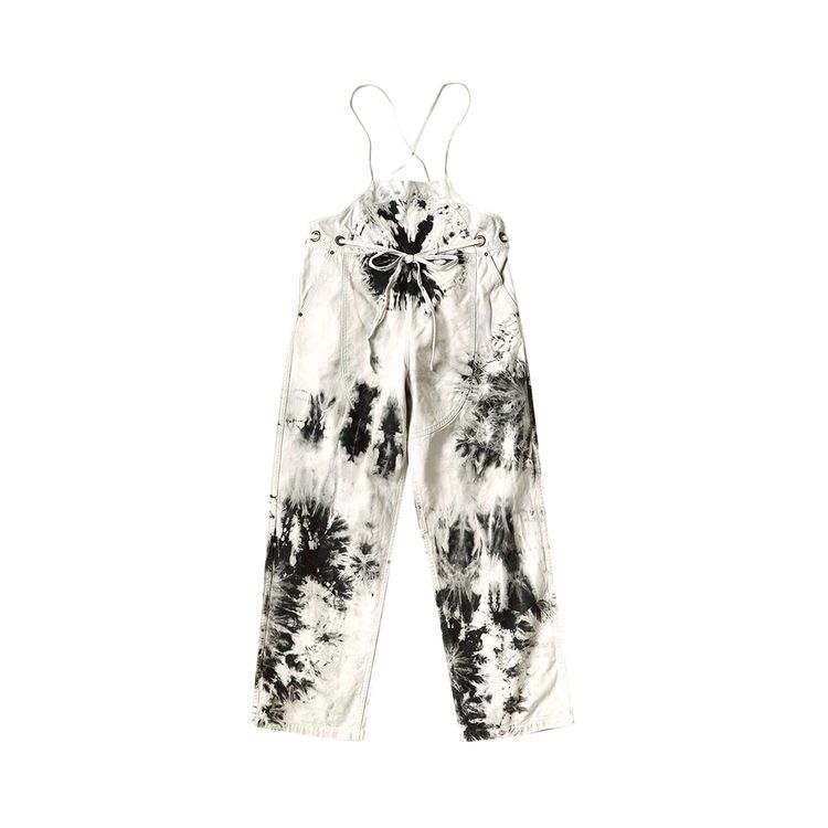 Buy Kapital Light Canvas Welder Overall (Ashbury Dyed) 'Black/Ecru ...