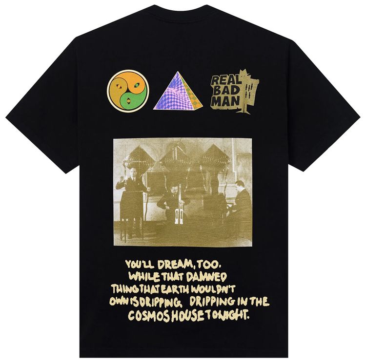 Buy Real Bad Man Spiritual Bass Short Sleeve Tee Black Rbm1003101