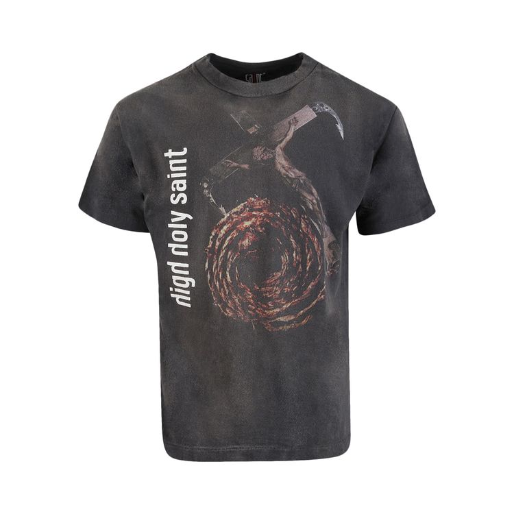 Buy SAINT Mxxxxxx Anchor Tee 'Black' - SM S22 0000 009 | GOAT