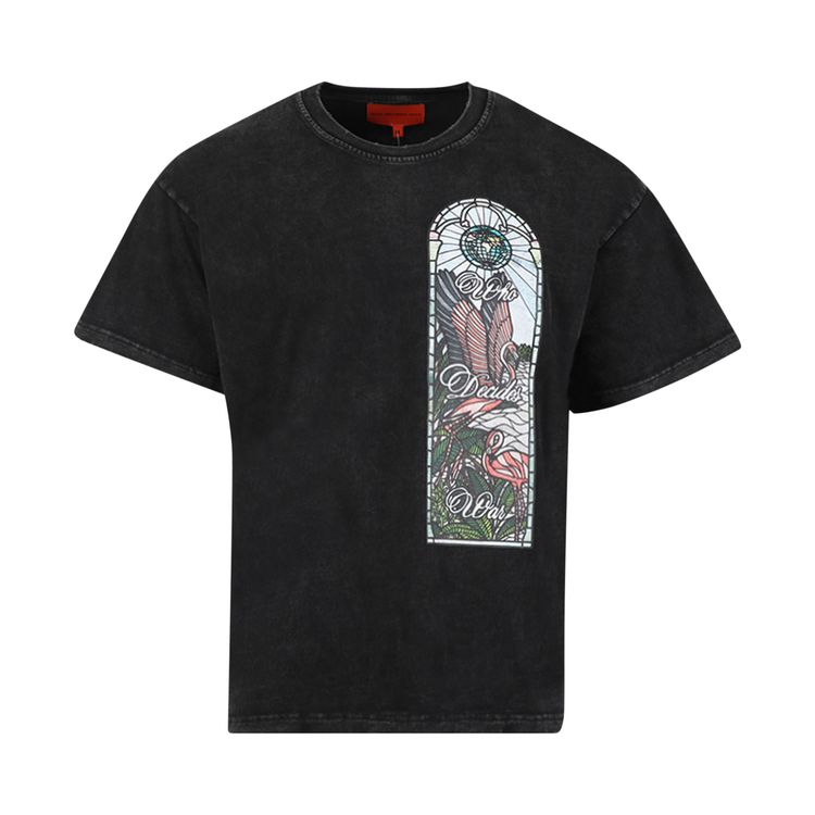 Buy Who Decides War Flamingo Staff Tee 'Coal' - COALFL001 COAL | GOAT