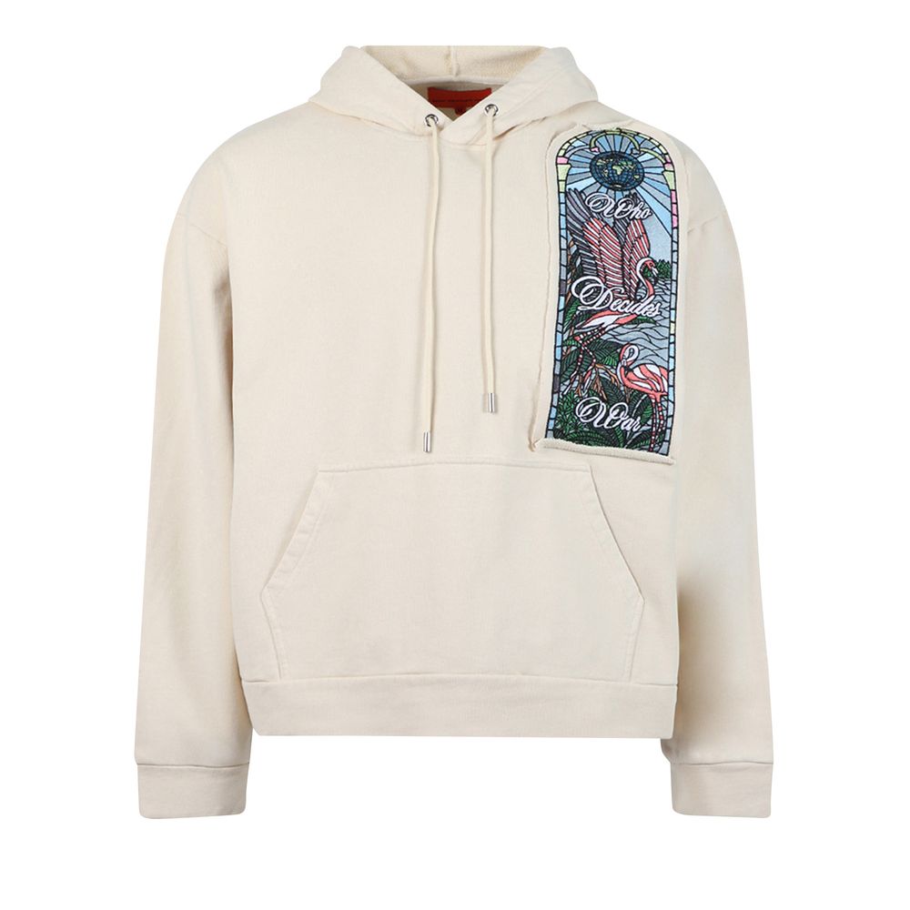 Buy Who Decides War Flamingo Staff Hooded Sweatshirt 'Cream' - SS22TOP ...