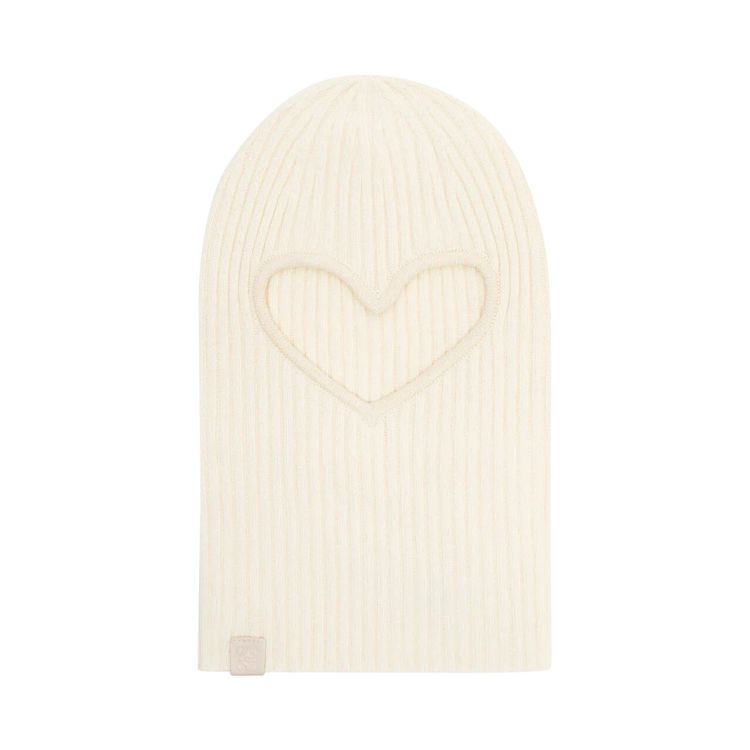 Buy Loewe Heart Balaclava 'White' - H359999X01 WHIT | GOAT