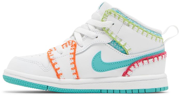Buy Air Jordan 1 Mid SE TD 'Multi Knit' - DM6220 100 | GOAT