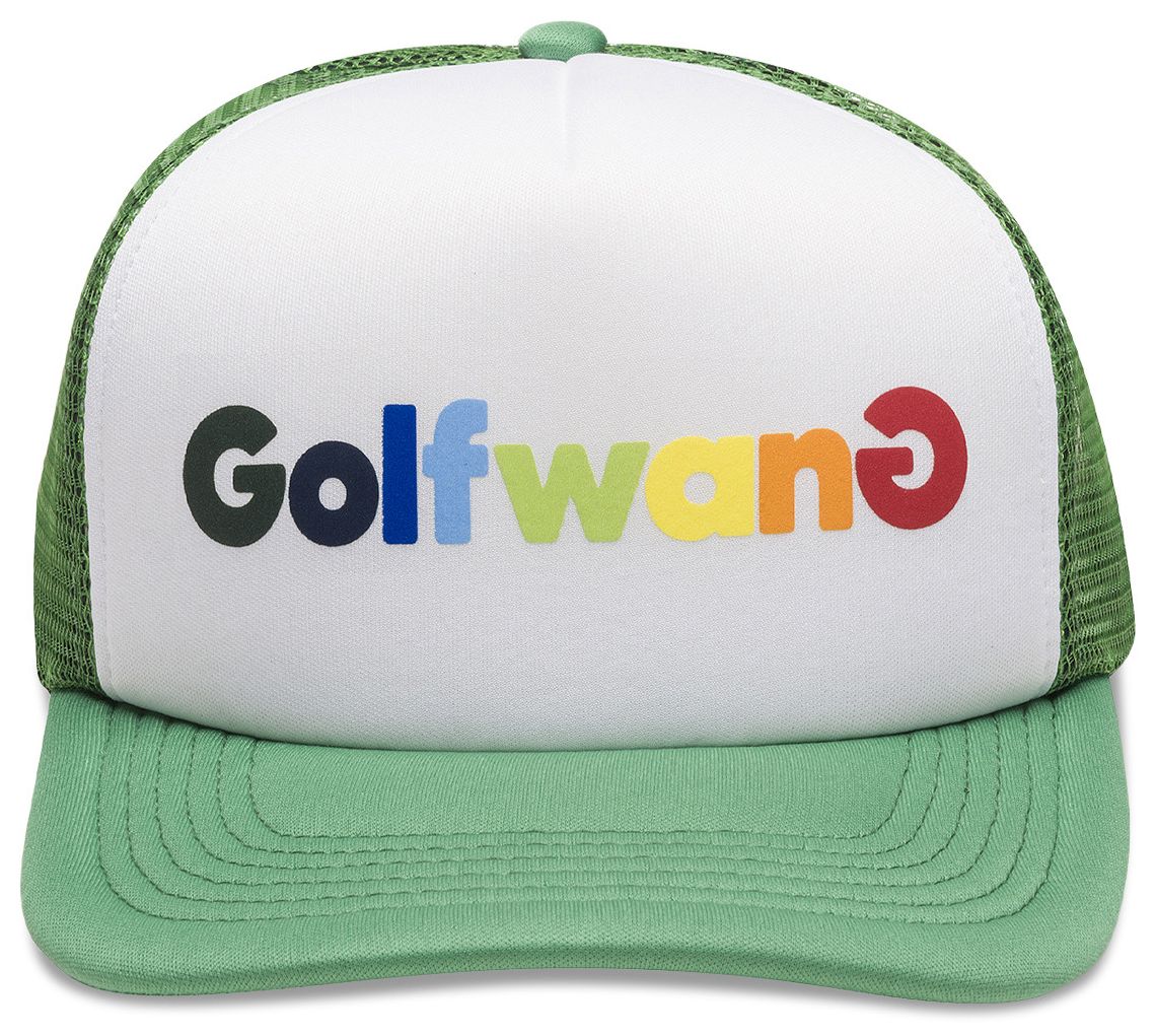 Buy GOLF WANG Happy Logo Trucker Hat 'Hunter Green' - FW22H1026HG | GOAT