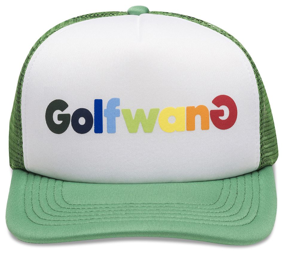 Buy GOLF WANG Happy Logo Trucker Hat 'Hunter Green' - FW22H1026HG | GOAT