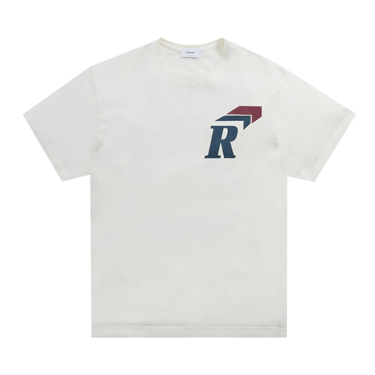 Buy Rhude Logo Tee 'Vintage White' - PF22TT02012611 | GOAT