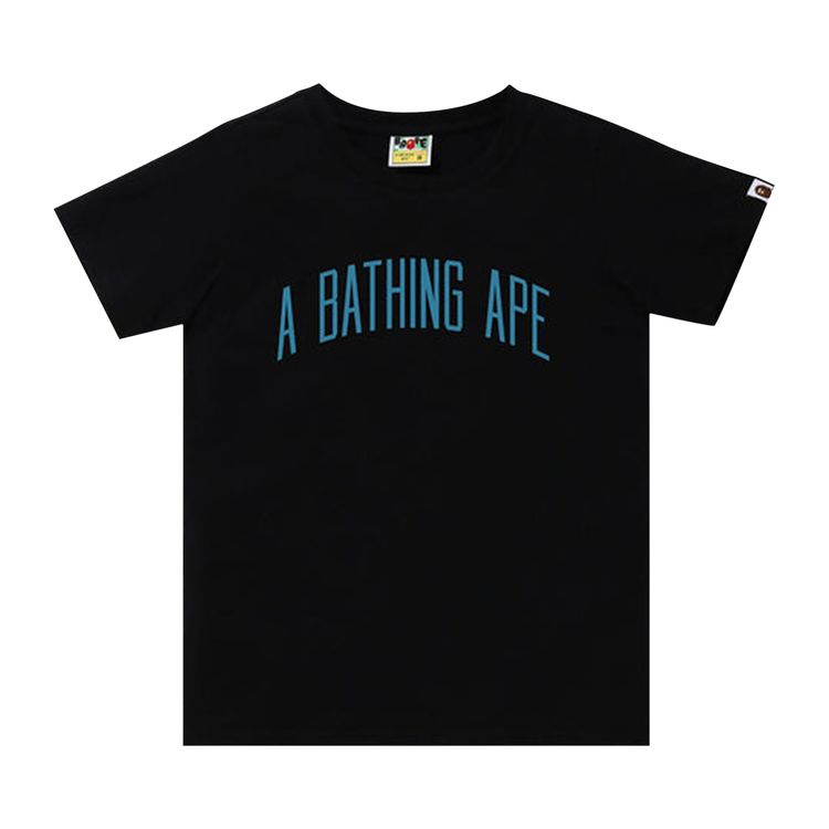 Buy BAPE A Bathing Ape Letter Tee 'Black' - 1I30 210 027 BLACK | GOAT
