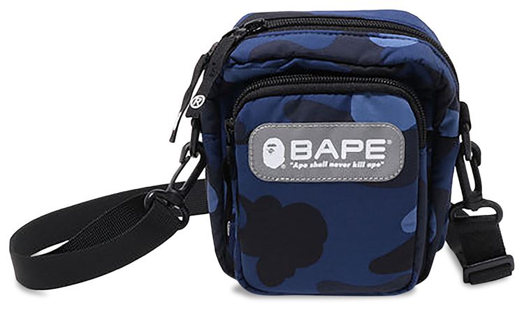 Buy BAPE Color Camo Mini Shoulder Bag 'Navy' - 1I80 190 001 NAVY | GOAT