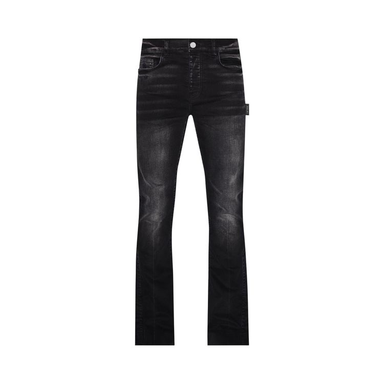 Buy Amiri Stack Flair Jean 'Aged Black' - PF22MDF093 023 AGED | GOAT