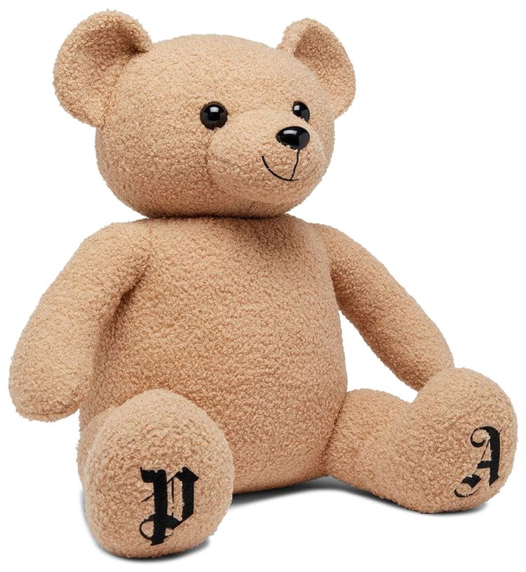 Buy Palm Angels Logo-Embroidered Teddy Bear 'Brown/Black' - PMZG017C99FAB0016010 | GOAT
