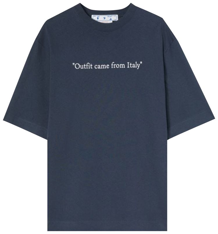 Buy Off White Logo Print T Shirt Grey Omaa119s22jer0024601 Goat