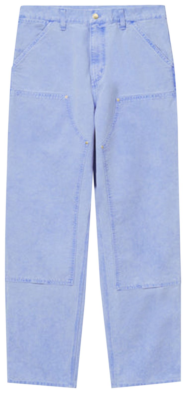 Buy Carhartt Wip Double Knee Pants Icy Water I029196 Icy Goat