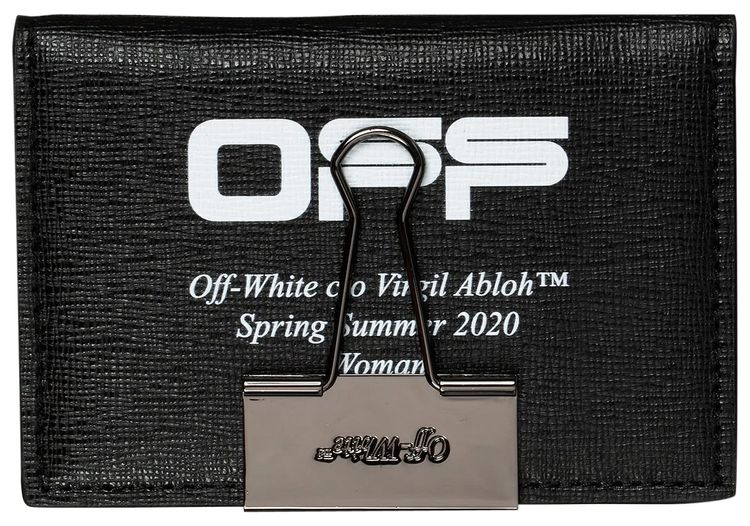 Buy Off-White Card Holder 'Black' - OWNC009R204230731001 | GOAT