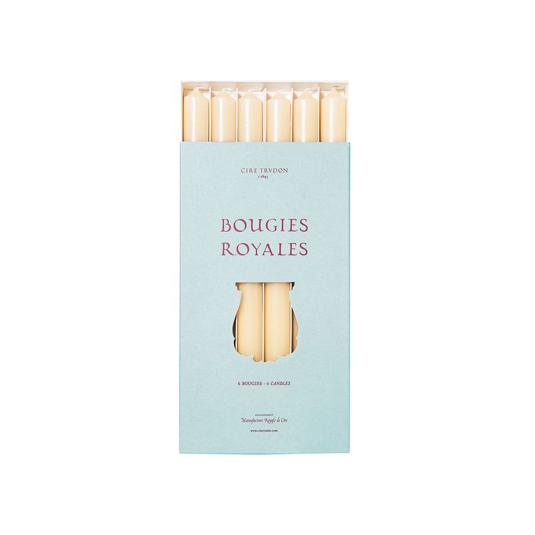 Buy Trudon Royale Taper Candles (Set of 6) 'Stone' - 3974 100000901RTCS ...