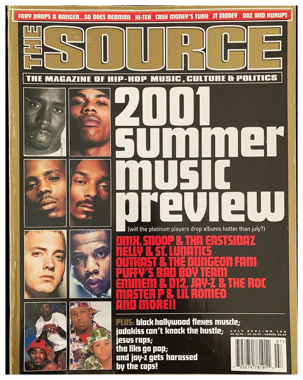 Buy The Source 2001 Summer Music Preview Magazine 'Multicolor' - 6231 1SS010904SMPM MULT | GOAT