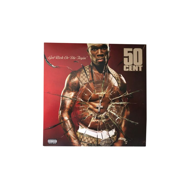 Buy 50 Cent Get Rich or Die Tryin' LP Vinyl 'Black' - B00008HATT | GOAT