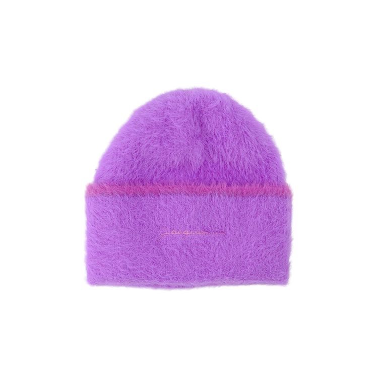 Buy Jacquemus Neve Beanie 'Purple' - 226AC414 5080 650 | GOAT UK