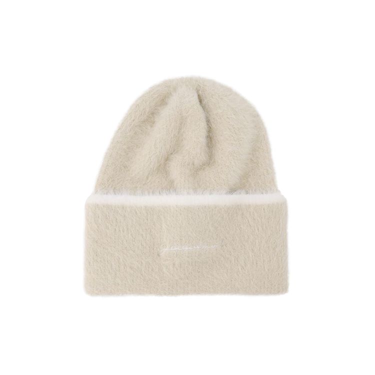 Buy Jacquemus Neve Beanie 'Beige' - 226AC414 5080 110 | GOAT