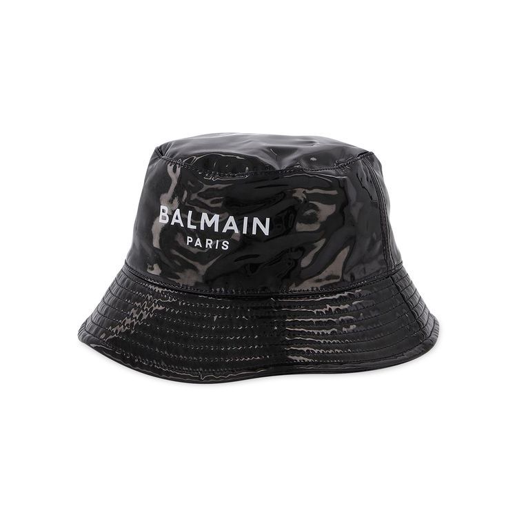 Buy Balmain Logo Bucket Hat 'Black' - YF0XB003XE16 0PA | GOAT