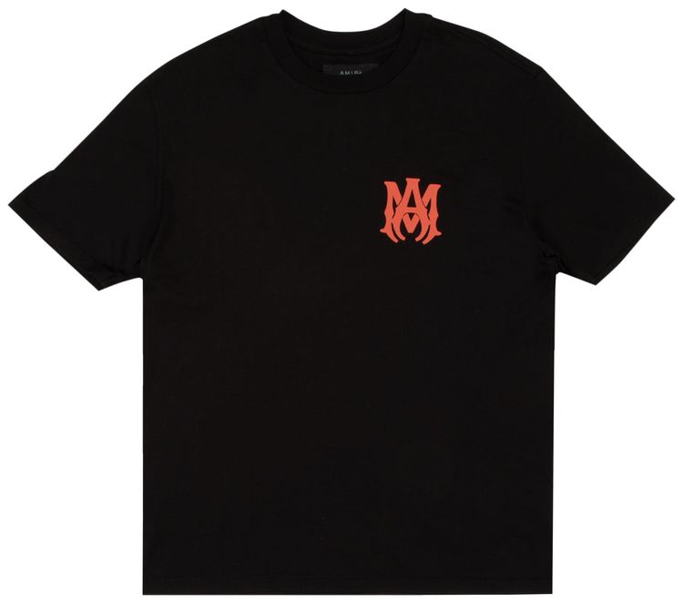 Buy Amiri MA Logo Tee 'Black/Red' - AW22MJL002 009 BLAC | GOAT