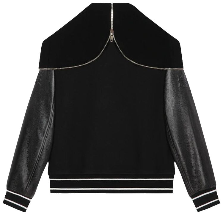 Buy Givenchy Hooded Big Varsity Jacket 'Black' - BM00XX6Y16 001 | GOAT