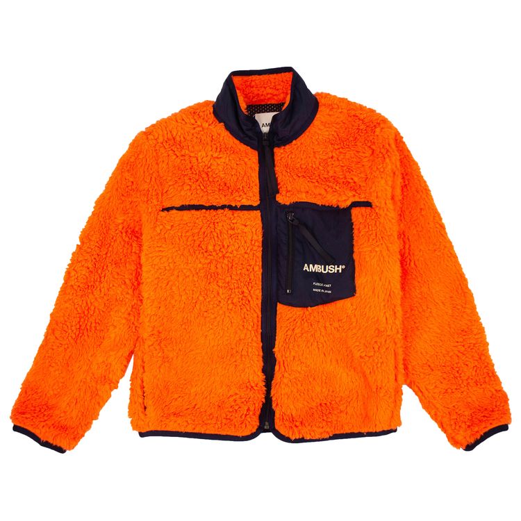 Buy Ambush Faux Fur Jacket 'Orange' - 0630 10000318FFJ ORAN | GOAT