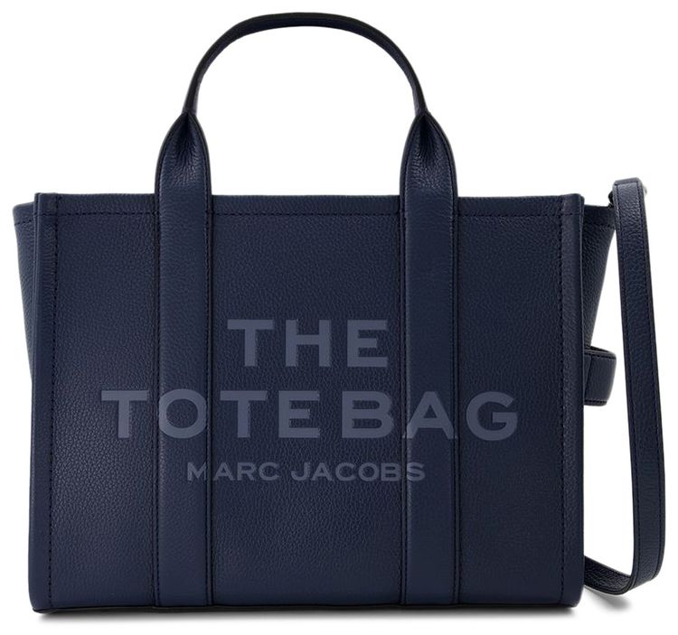 Buy Marc Jacobs Leather Small Tote Bag 'Blue' - H004L01PF21 426 | GOAT