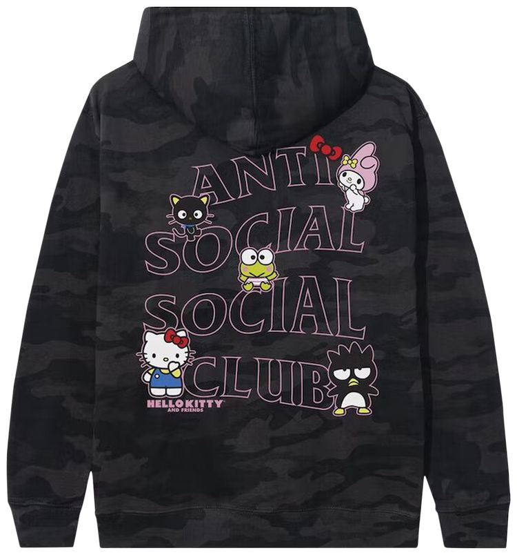Buy Anti Social Social Club x Hello Kitty And Friends Hoodie 'Black ...