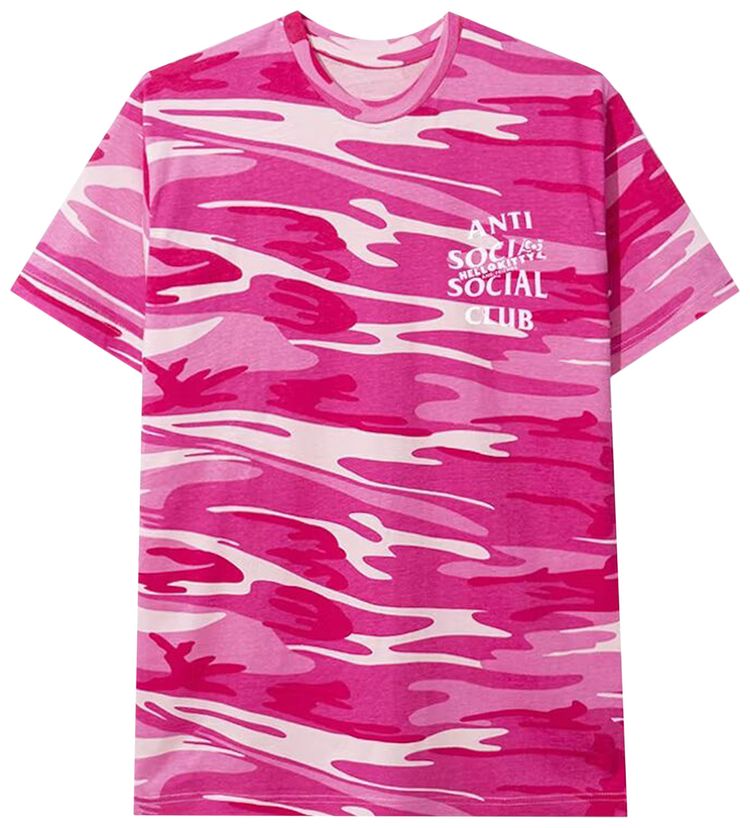 Buy Anti Social Social Club x Hello Kitty And Friends Tee 'Pink Camo ...