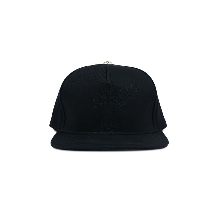Buy Chrome Hearts Cross Waxed Denim Snapback 'Black' - 1383 ...