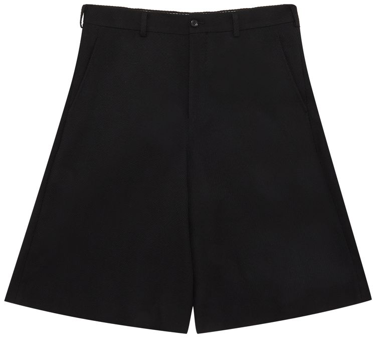 Buy Comme des Garçons Homme Plus Wool Wide Leg Trousers 'Black' - PJ ...