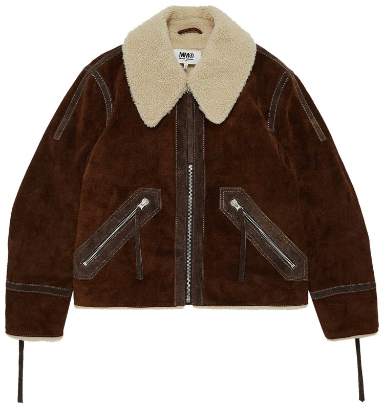 Buy MM6 Maison Margiela Sports Jacket 'Brown' - S52AM0204 SY1603 138 | GOAT