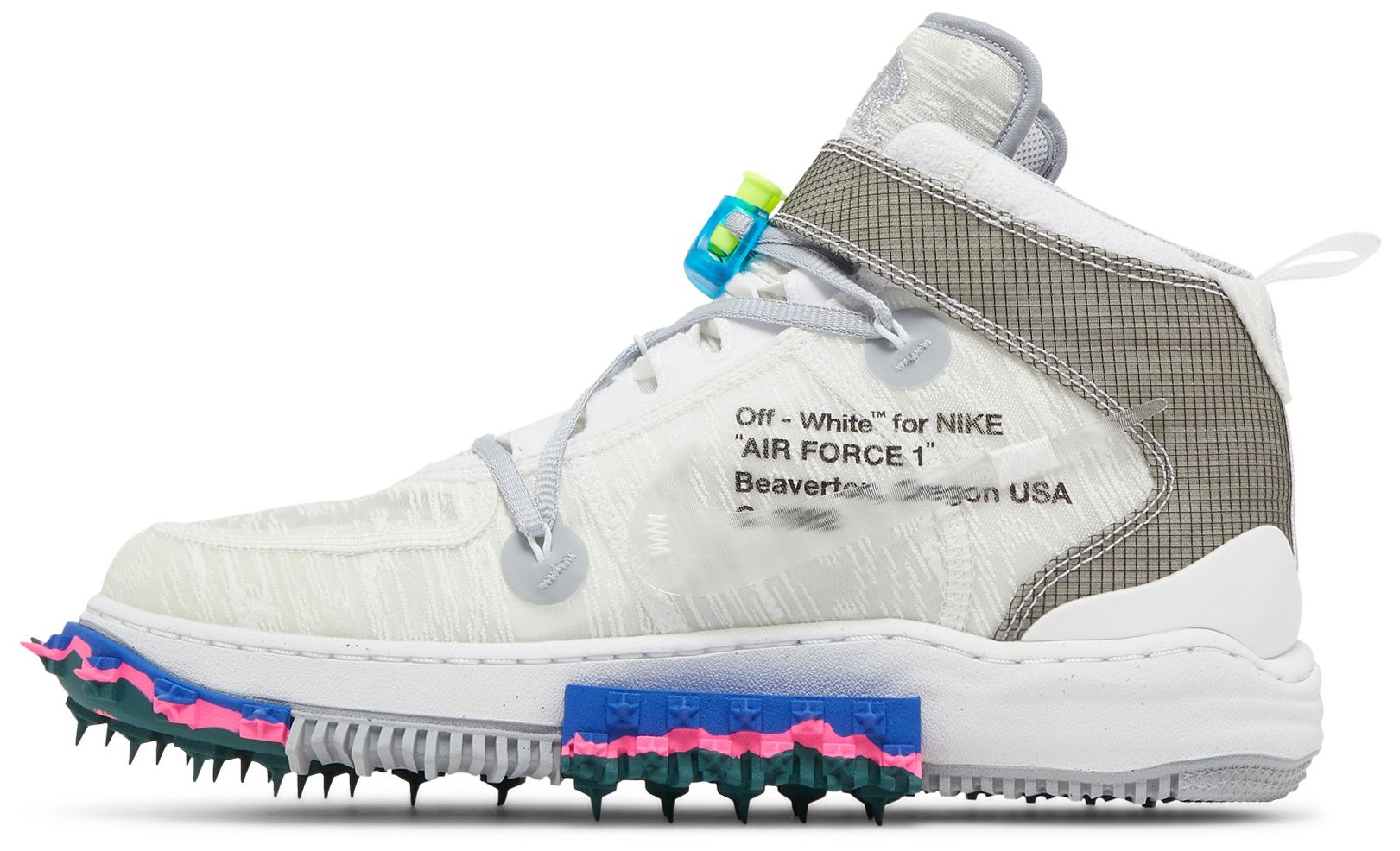 Buy Off-White x Nike Air Force 1 Mid 'White' - DO6290 100 | GOAT