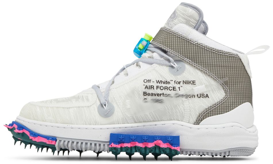 Buy Off-White x Nike Air Force 1 Mid 'White' - DO6290 100 | GOAT
