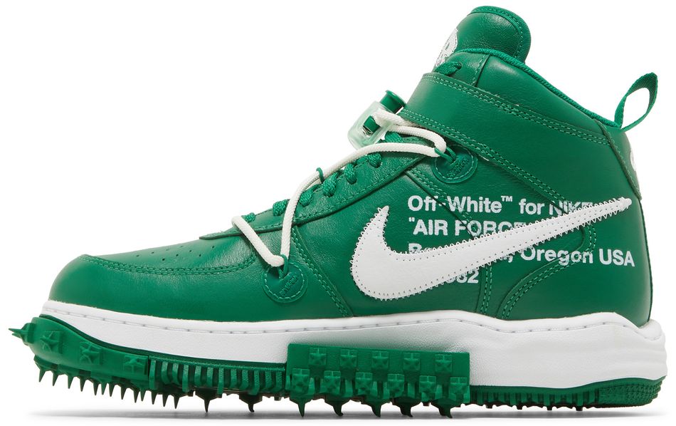Buy Off-White x Nike Air Force 1 Mid SP Leather 'Pine Green' - DR0500 ...