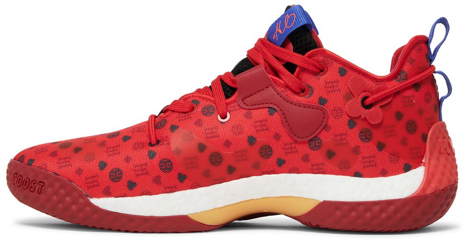 Buy adidas Harden Vol. 6 'Vivid Red Monogram' - HQ3884 | GOAT