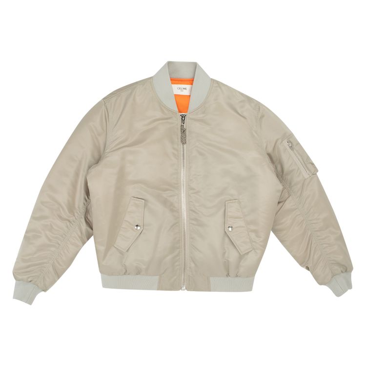 Buy CELINE Bomber Jacket 'Light Grey' - 2W4268890 08GC | GOAT
