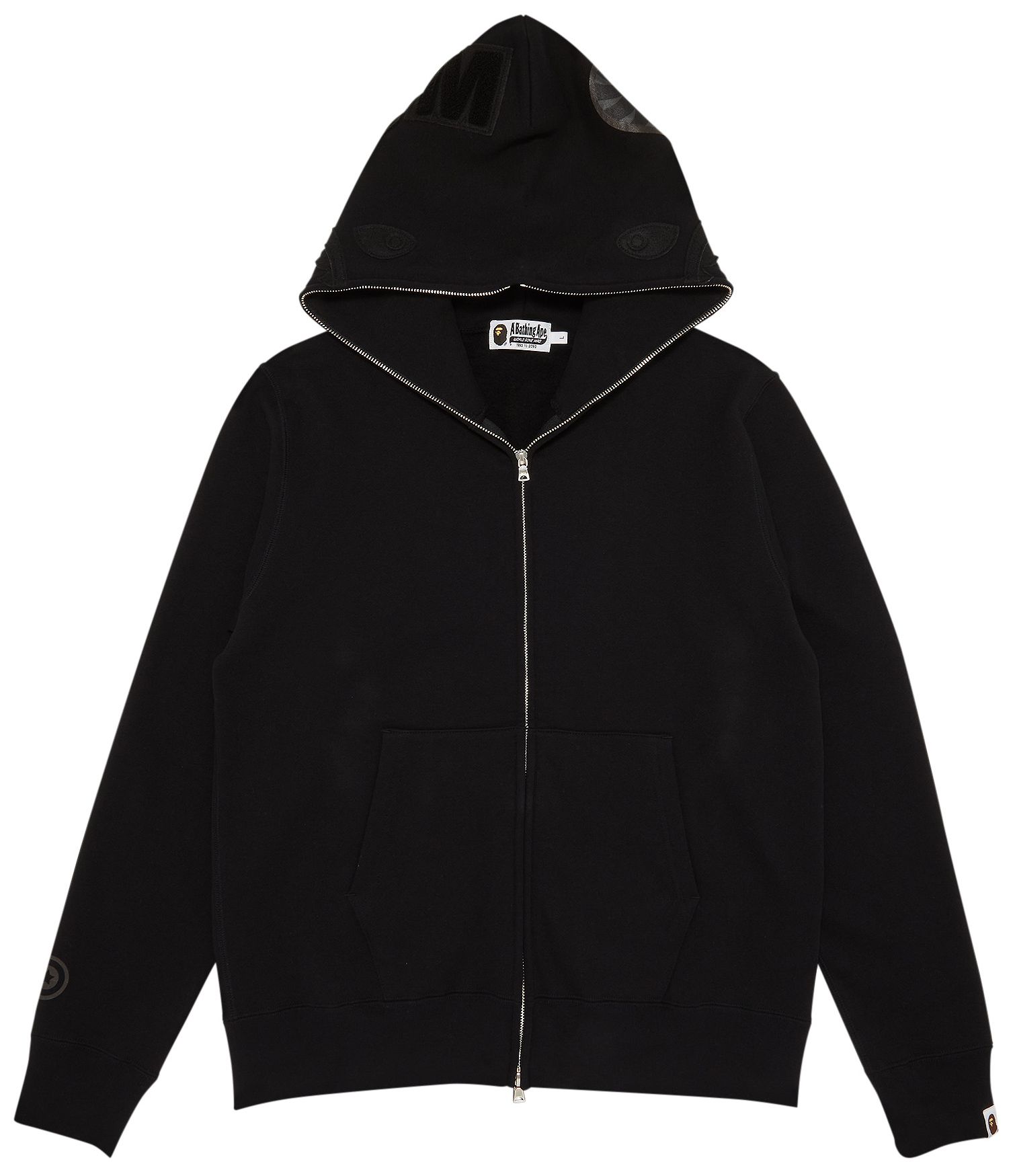 Buy GOAT Exclusive BAPE Shark Full Zip Hoodie In Black - 1I70 115 002 ...