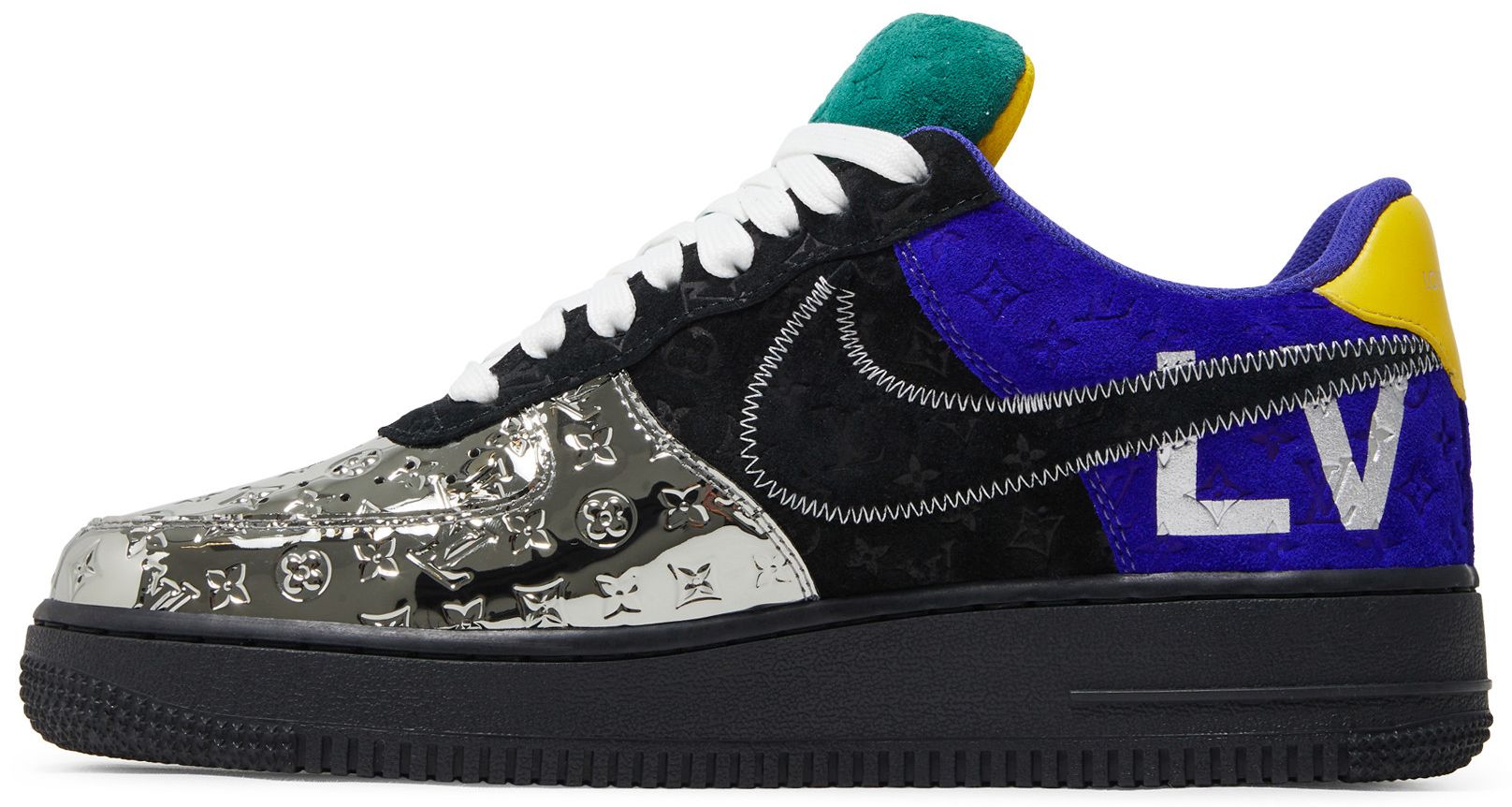 Buy Louis Vuitton x Nike Air Force 1 Low 'Multi-Color Patchwork' - 1A9V ...