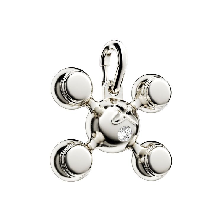 Buy Homer Sphere Legs Pendant In Silver - 6639 100000606SLP SILV | GOAT