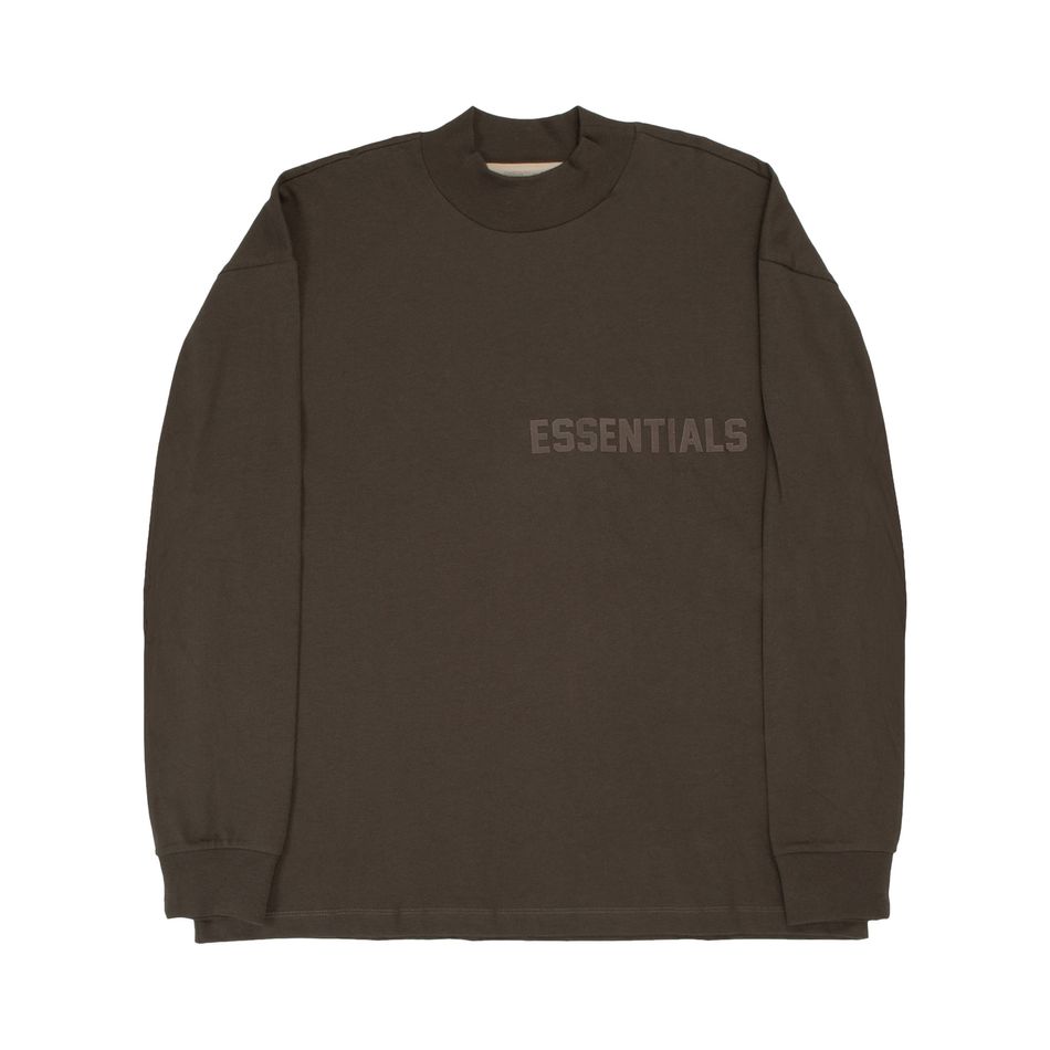Buy Fear of God Essentials Long-Sleeve Tee 'Off Black' - 125SU222015F ...