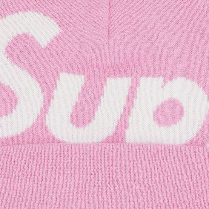 Buy Supreme Big Logo Beanie 'Pink' - FW22BN29 PINK | GOAT